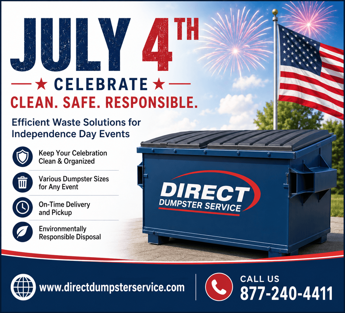 July 4th Dumpster Solutions for Clean Event Waste Management ...